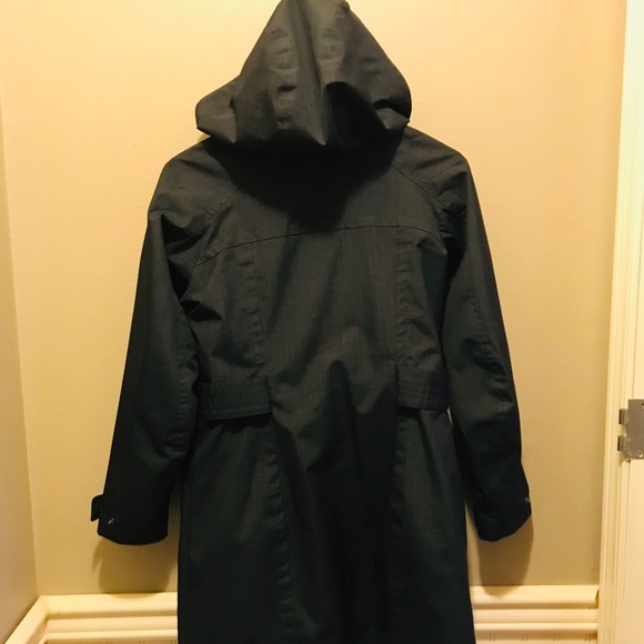 Merrell | Jackets & Coats | Merrell Black Rain Trench Coat Guc Xs Opti ...